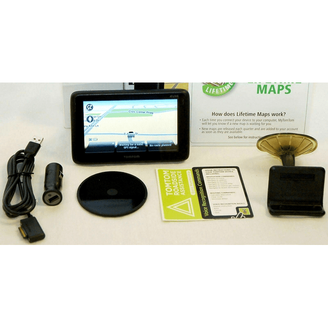 TomTom GO 2535M LIVE Set LIFETIME MAP CARD Updates 5" LCD US/Canada Car ...