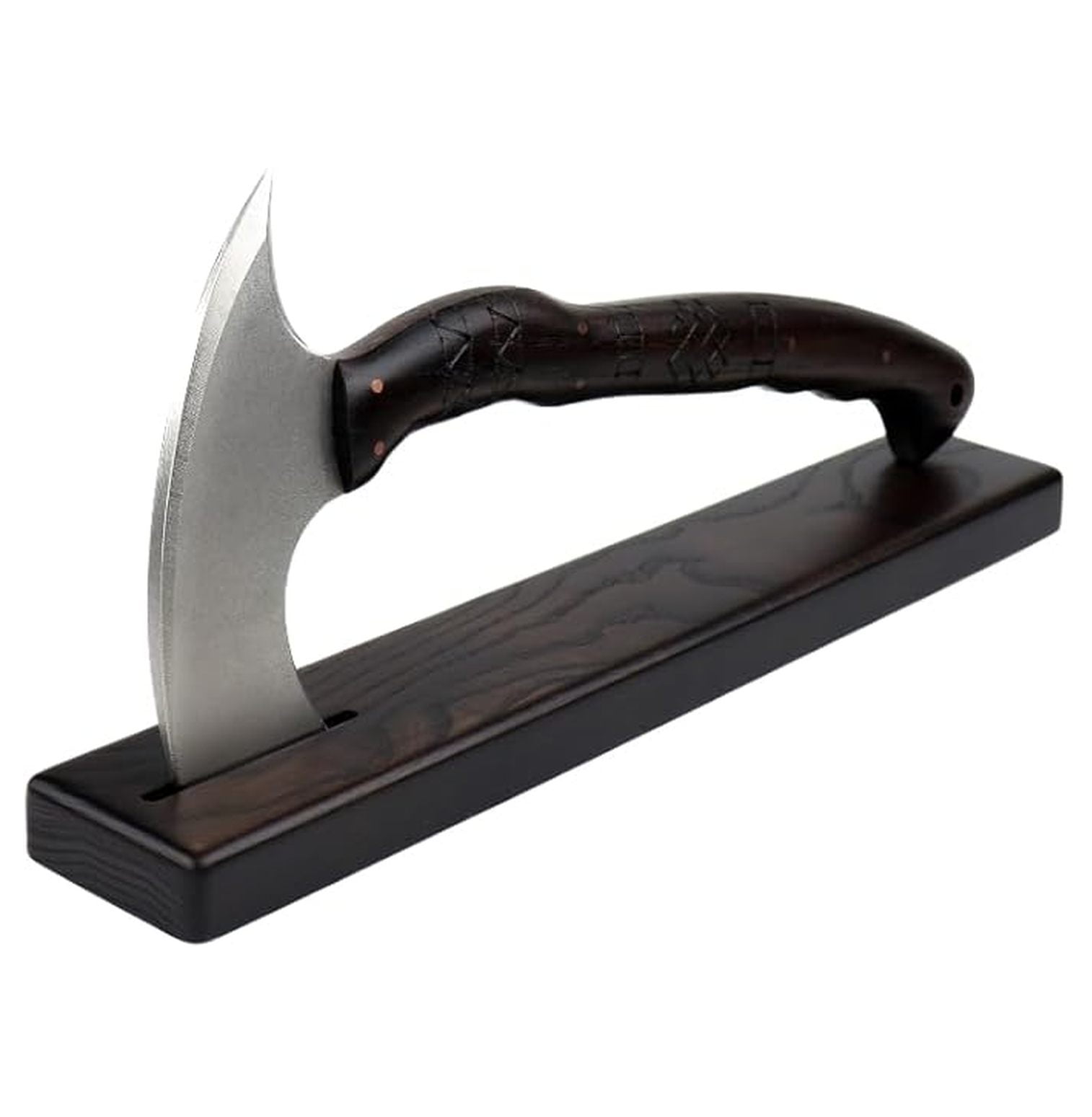 Tomahawk Axe Display Stand 15", Handmade Wooden Holder for Tomahawk ...