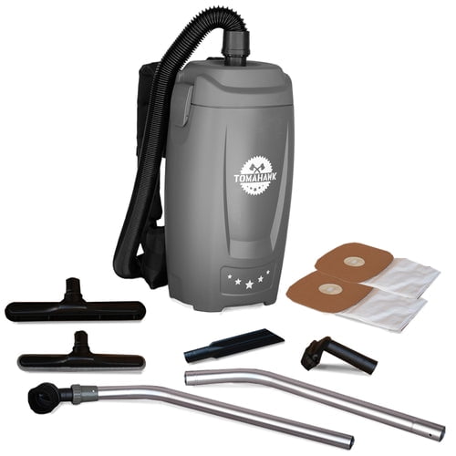 Tomahawk Electric Backpack Vacuum 6 qt Lightweight Commercial High ...
