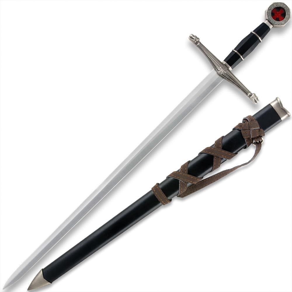 Tomahawk Medieval Broadsword Replica | 17" Stainless Steel Blade ...