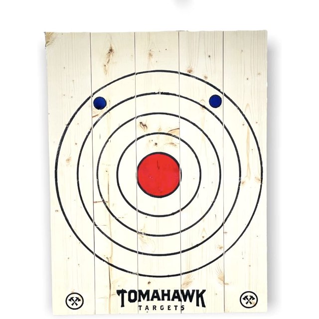 Tomahawk Targets - Large 4-Ring Hanging Axe Throwing Target Board and ...