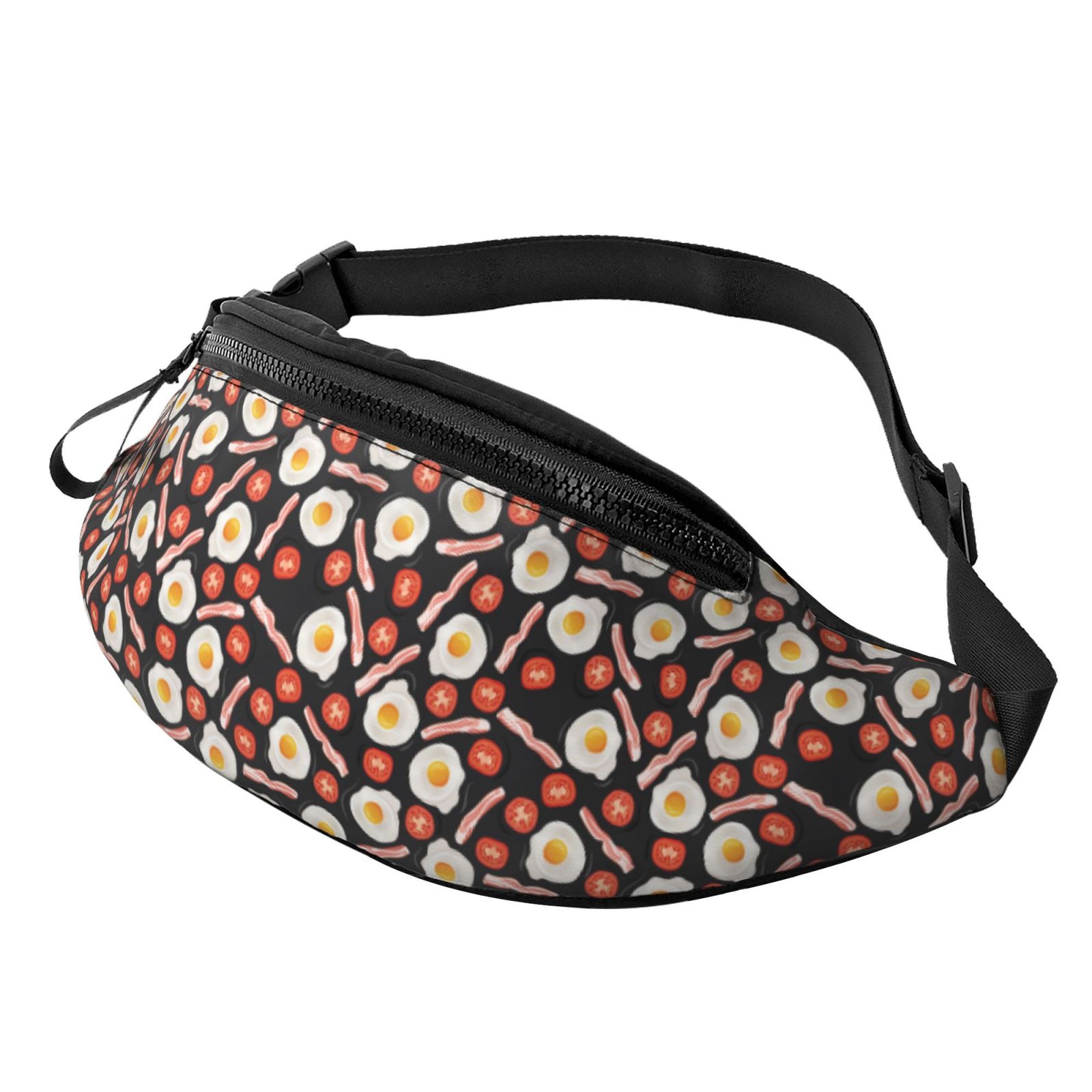 Tomato Bacon Omelette Fanny Packs Waist Bag Crossbody Bags for Women ...