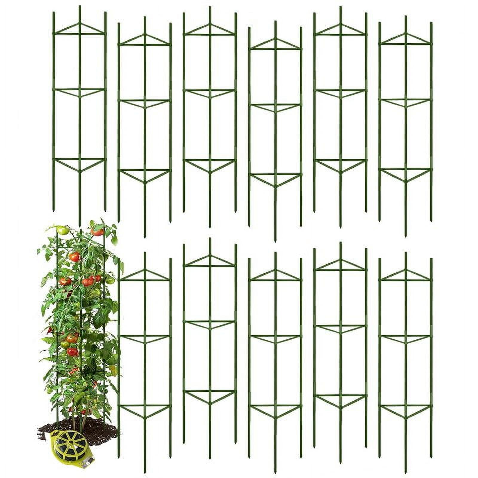 Tomato Cages for Garden, 51 Inches Tomato Trellis Plant Stakes Support ...