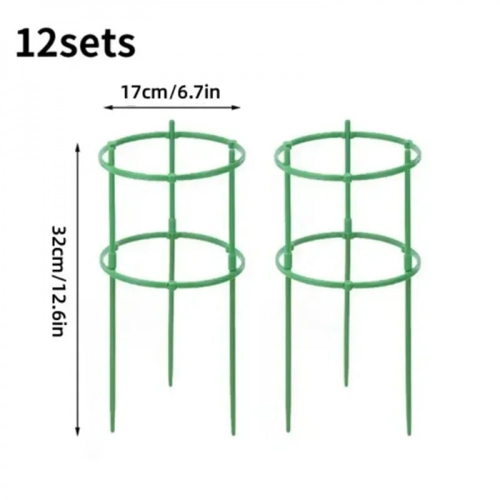 Tomato Cages Trellis Plastic Column Vine Plant Bracket Potted Flower ...