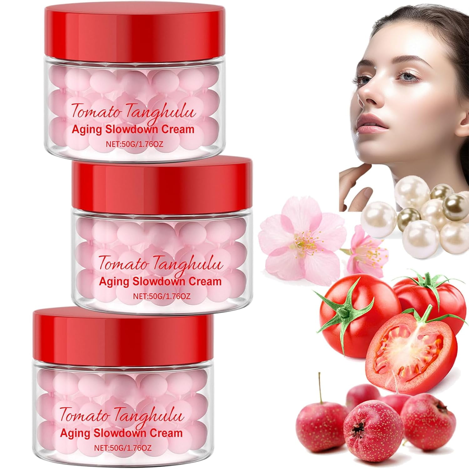 Tomato Capsule Facial Moisturizer, Tomato Face Moisturizer Ampoule ...