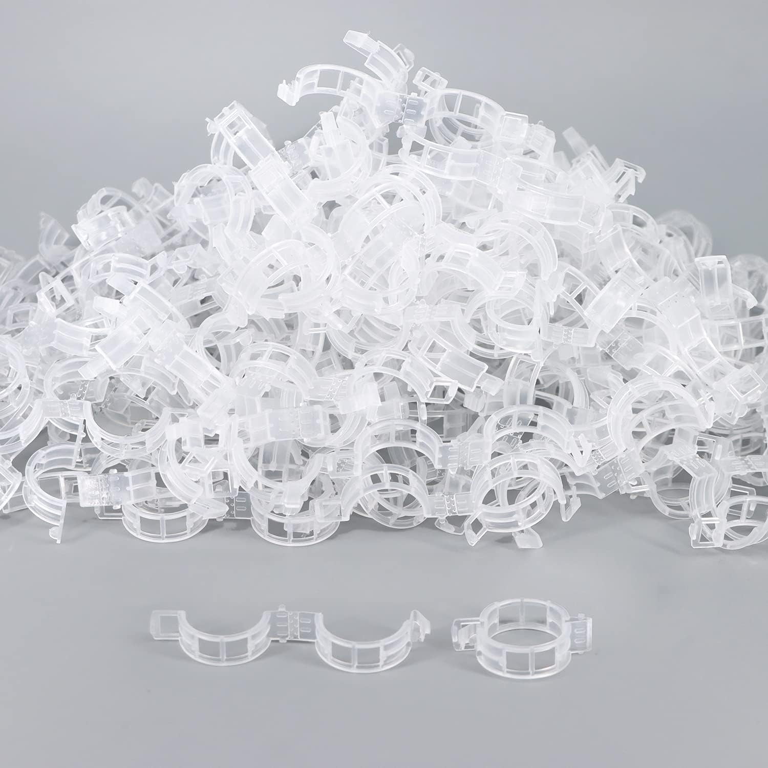 Tomato Clips, 100 Pcs Support Clips, Plastic Trellis Clips, Garden ...