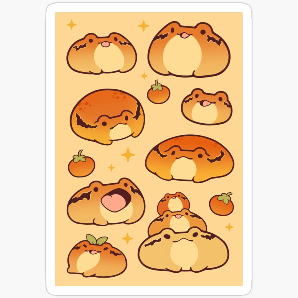 Tomato Frogs Sticker Phone Decal Water Bottle Stickers Car Decals ...