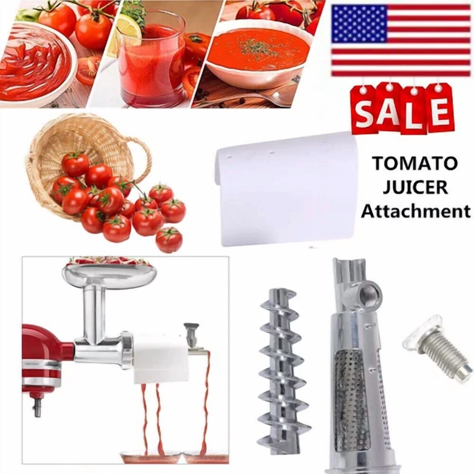 Tomato Fruit Vegetable Juicer Strainer Mixer Attachment For Home Stand ...