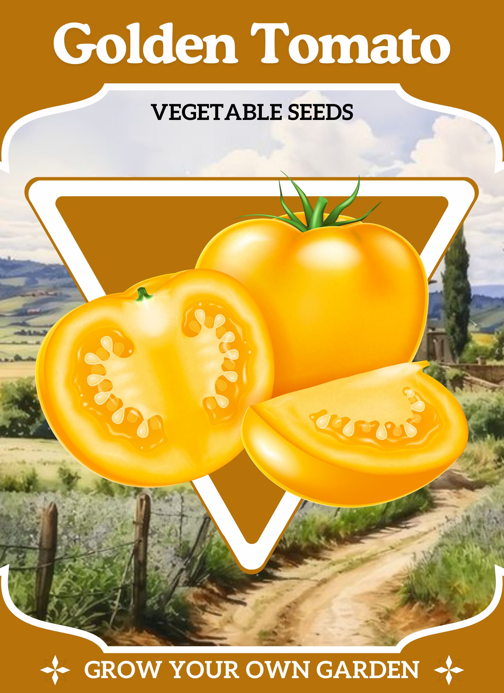 Tomato Golden Vegetable (50 Seeds) | Seed Store | Non-GMO | Organic ...