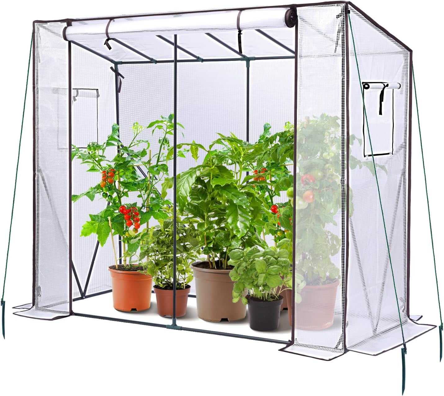 Tomato Greenhouse for Outdoors: Portable Lean to Green House Heavy Duty ...