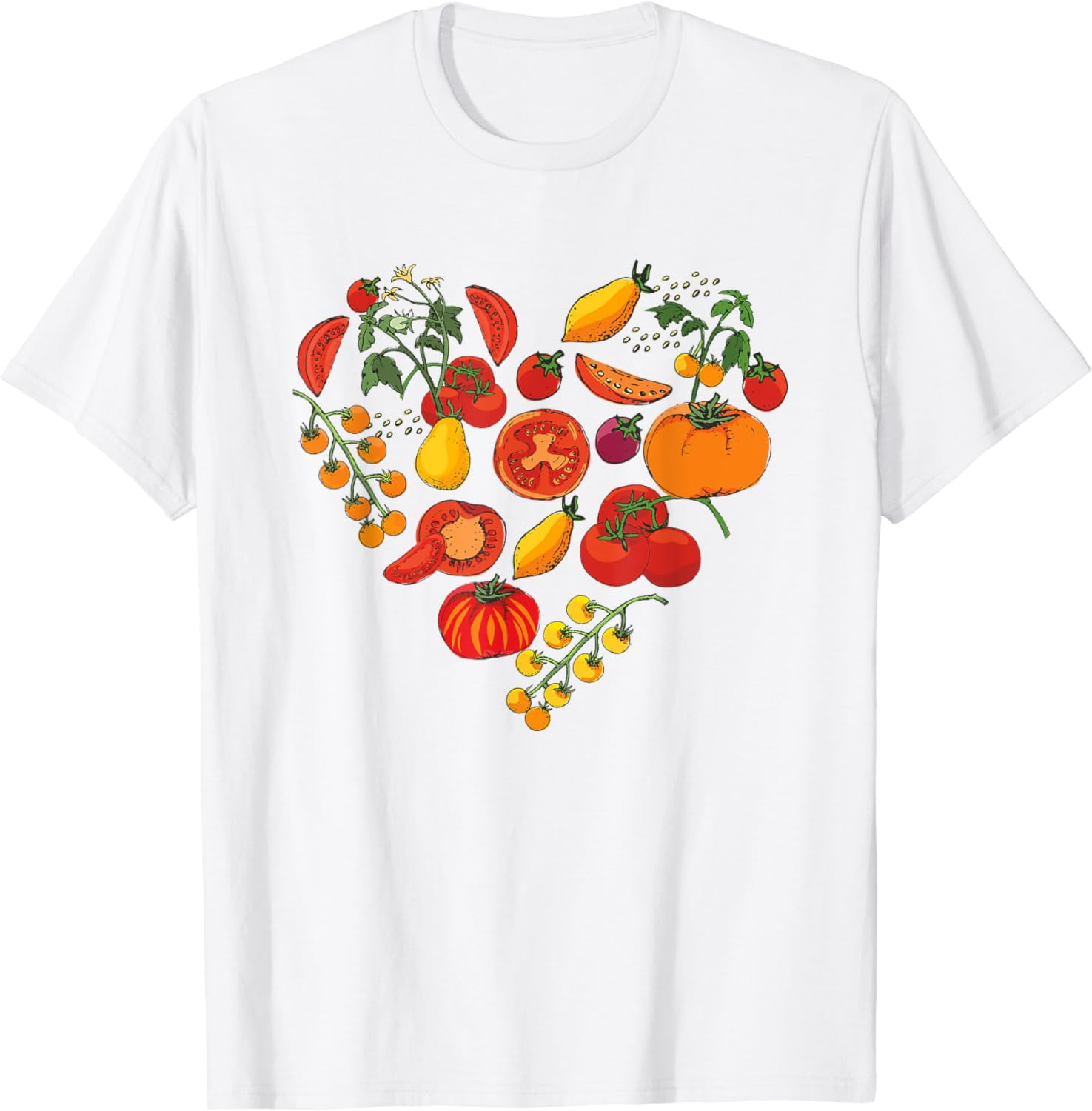 Tomato Love Vegetable Gardener Gardening Tomato T-Shirt - Walmart.com