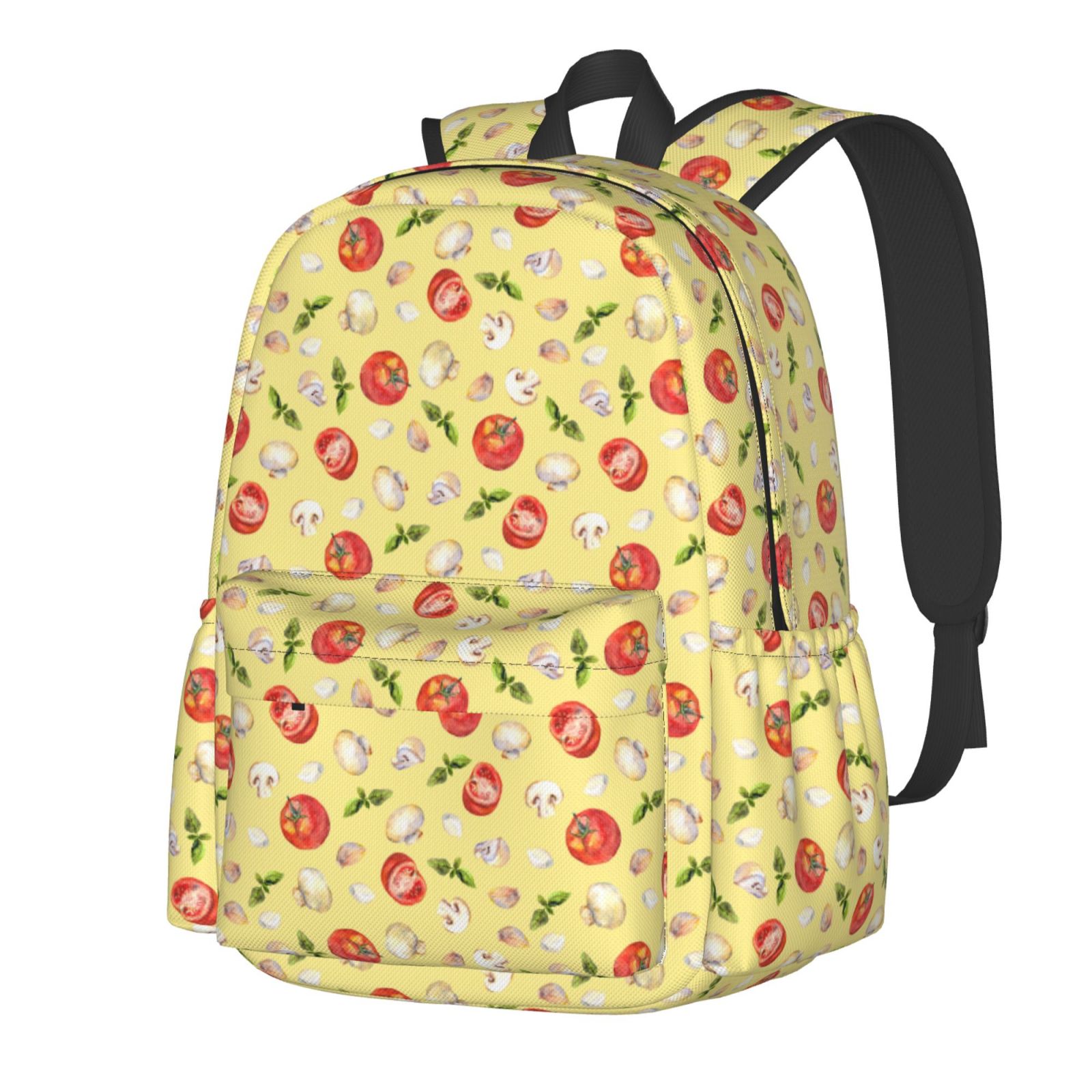 Tomato Mushroom Mint Leaves Backpack for Men Women Laptop Backpack ...