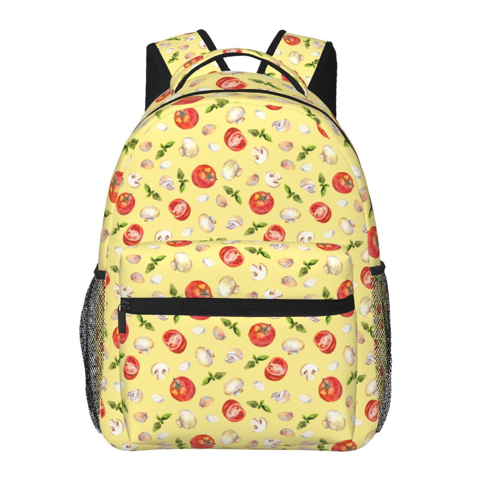Tomato Mushroom Mint Leaves Backpack for Men Women Laptop Backpack ...