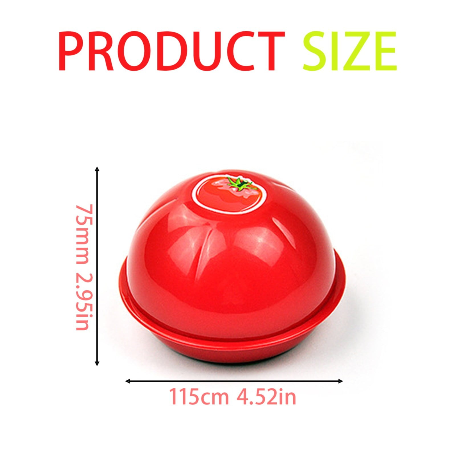 Tomato & Onion Shaped Storage Containers – Refrigerator Fruit/Vegetable ...