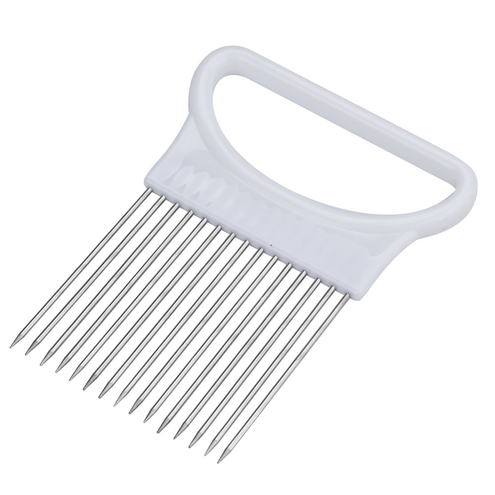 Tomato Onion Vegetables Slicer Cutting Aid Holder Guide Slicing Cutter ...