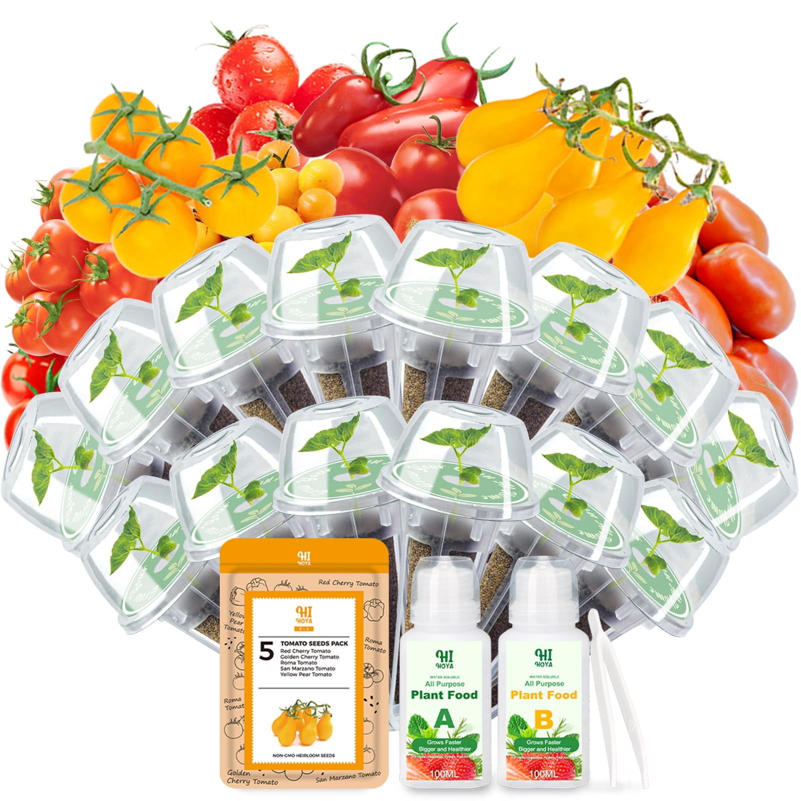 Tomato Seed Pods for All Hydroponics MVR1 Growing System, 14 Pods with ...