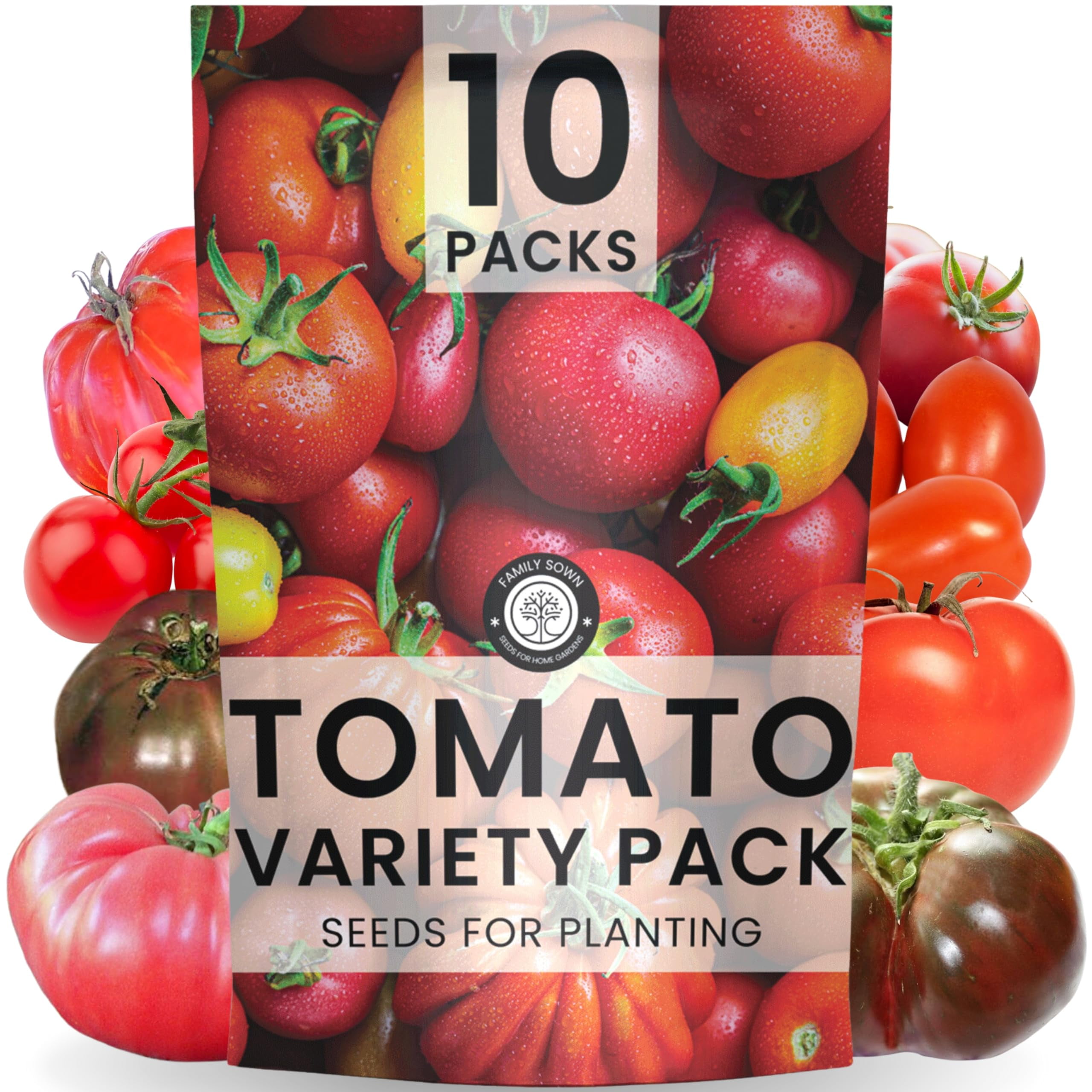 Tomato Seeds | TWE5 10 Invidiual Packs | 2025 Season | Non-GMO | Roma ...