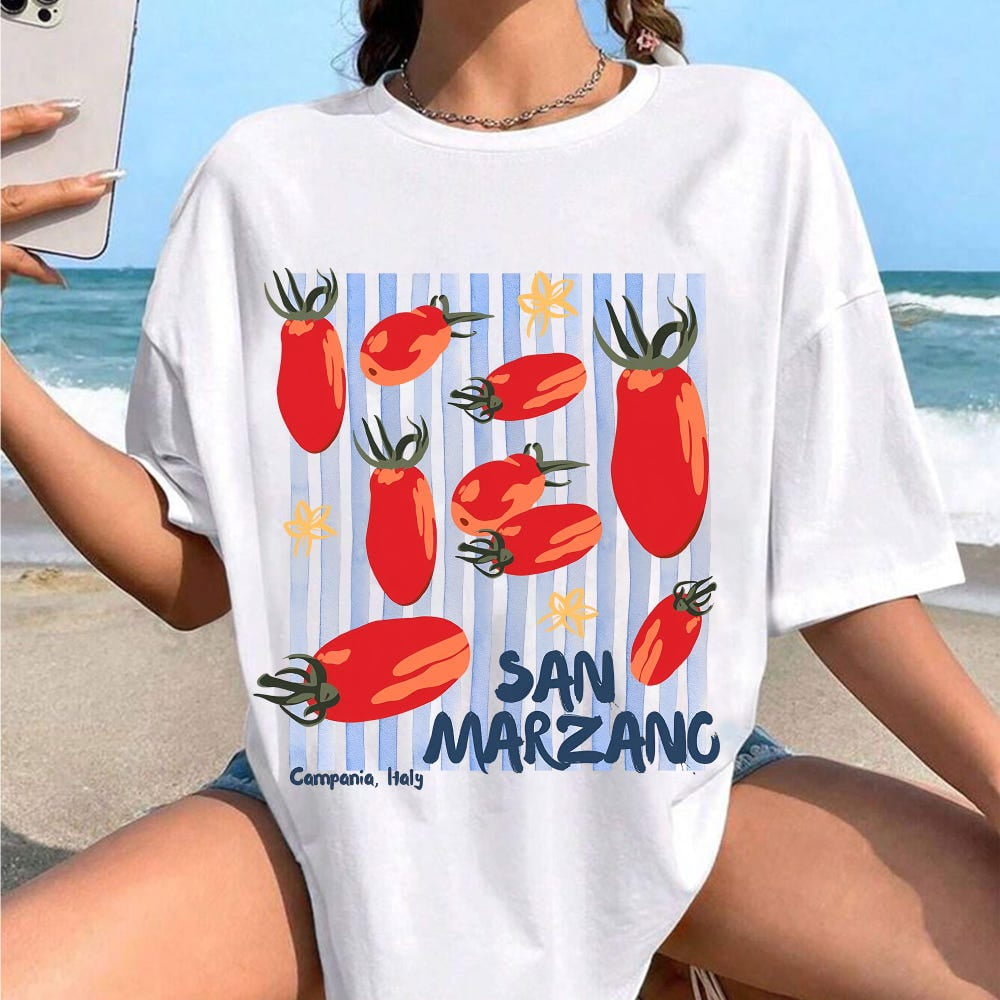 Tomato Shirt, Vintage Tomato Graphic File, Tomato Girl Summer Shirt ...