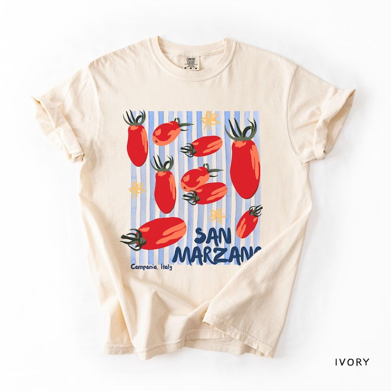 Tomato Shirt, Vintage Tomato Graphic Tee, Tomato Girl Summer TShirt ...
