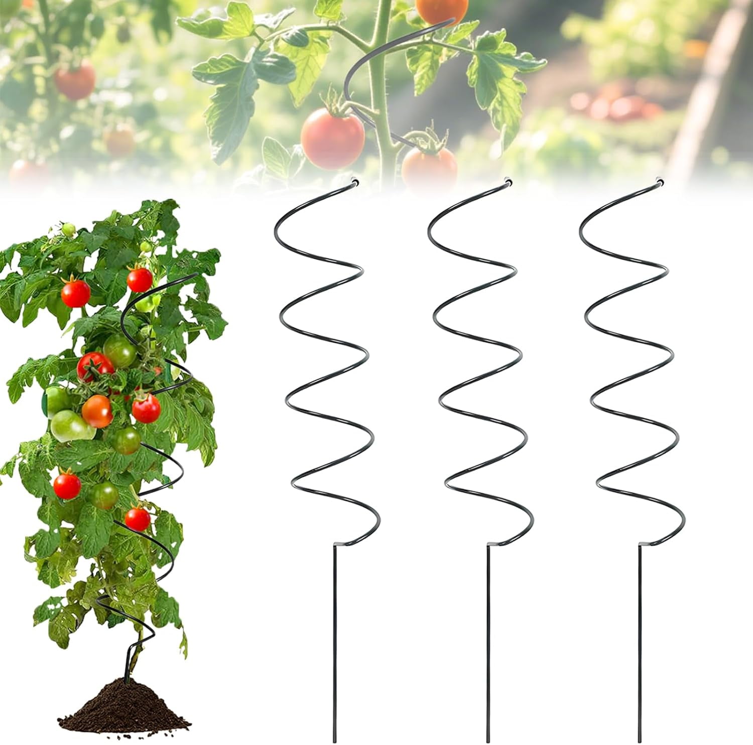 Tomato Twist Stake, 2025 New Climbing Plant Stake Tower Plant Supports ...