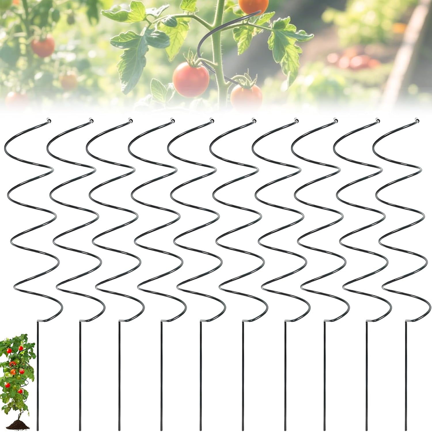 Tomato Twist Stake, 2025 New Climbing Plant Stake Tower Plant Supports ...