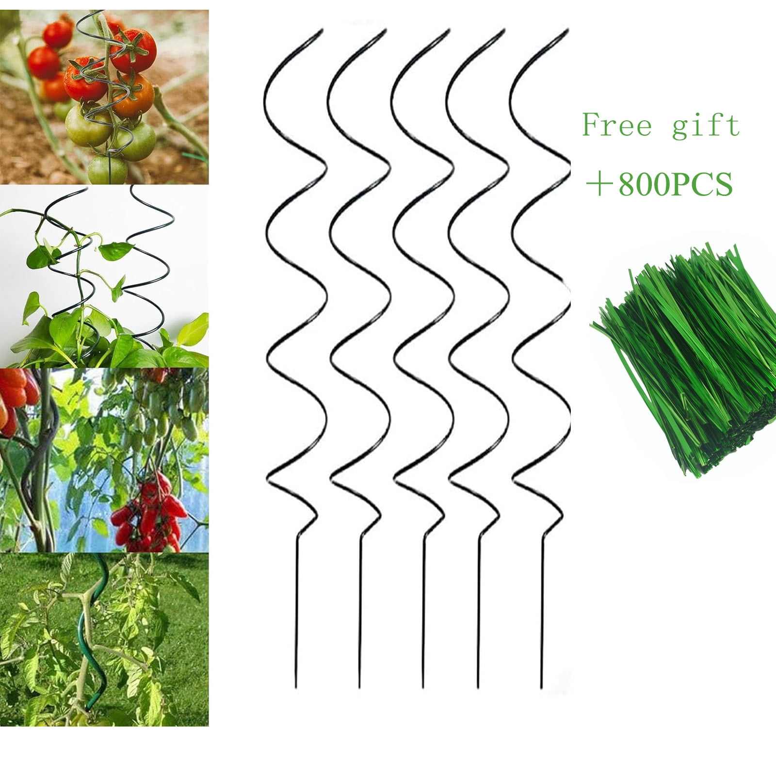 Tomato Twist Stake,Spiral Tomato Stakes,Twisted Tomato Stakes, Plant ...