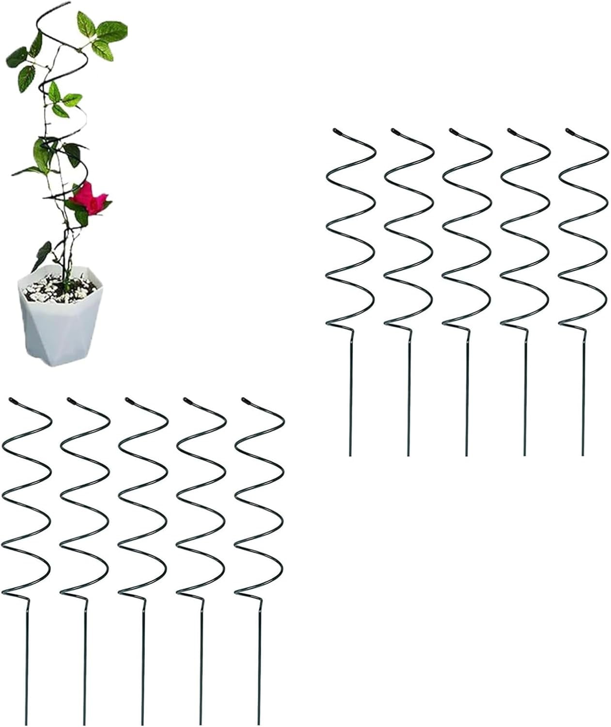 Tomato Twist Stake,Spiral Tomato Stakes,Twisted Tomato Stakes, Plant ...