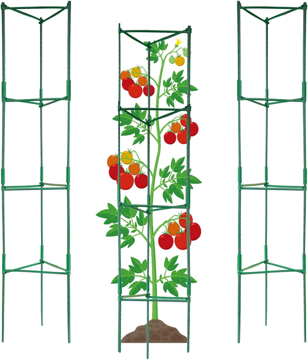 Tomato cage garden plant stakes are suitable for outdoor/indoor use ...