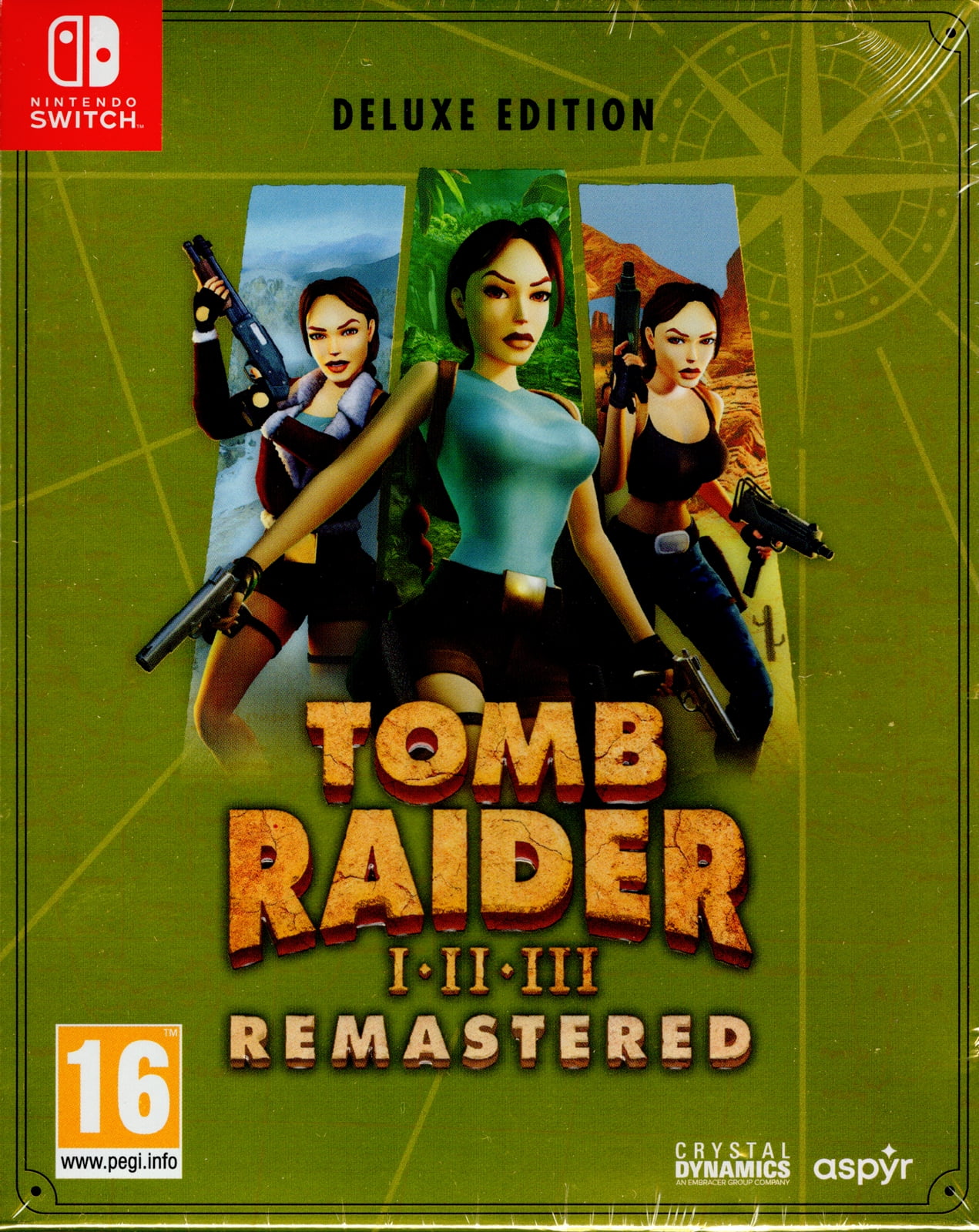 Tomb Raider I - III Remastered: Deluxe Edition for Nintendo Switch ...