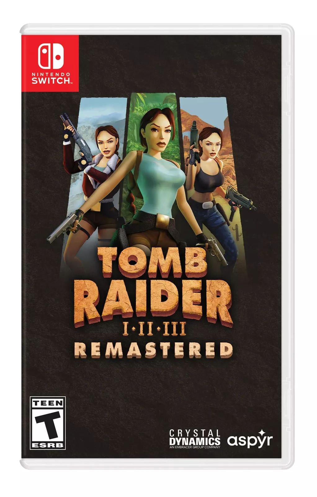 Tomb Raider I-III Remastered Starring Lara Croft - Nintendo Switch ...