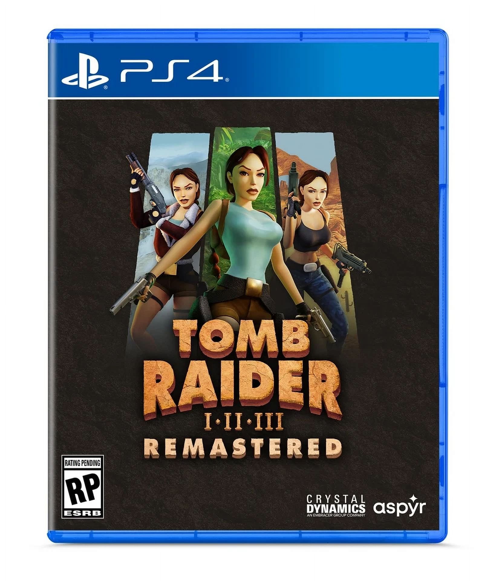 Tomb Raider I-III Remastered Starring Lara Croft - PlayStation 4 ...