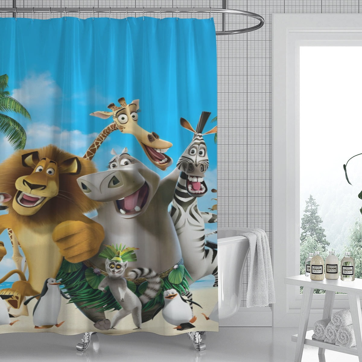 Tomb Raider shower curtain features an iconic print, is waterproof and ...