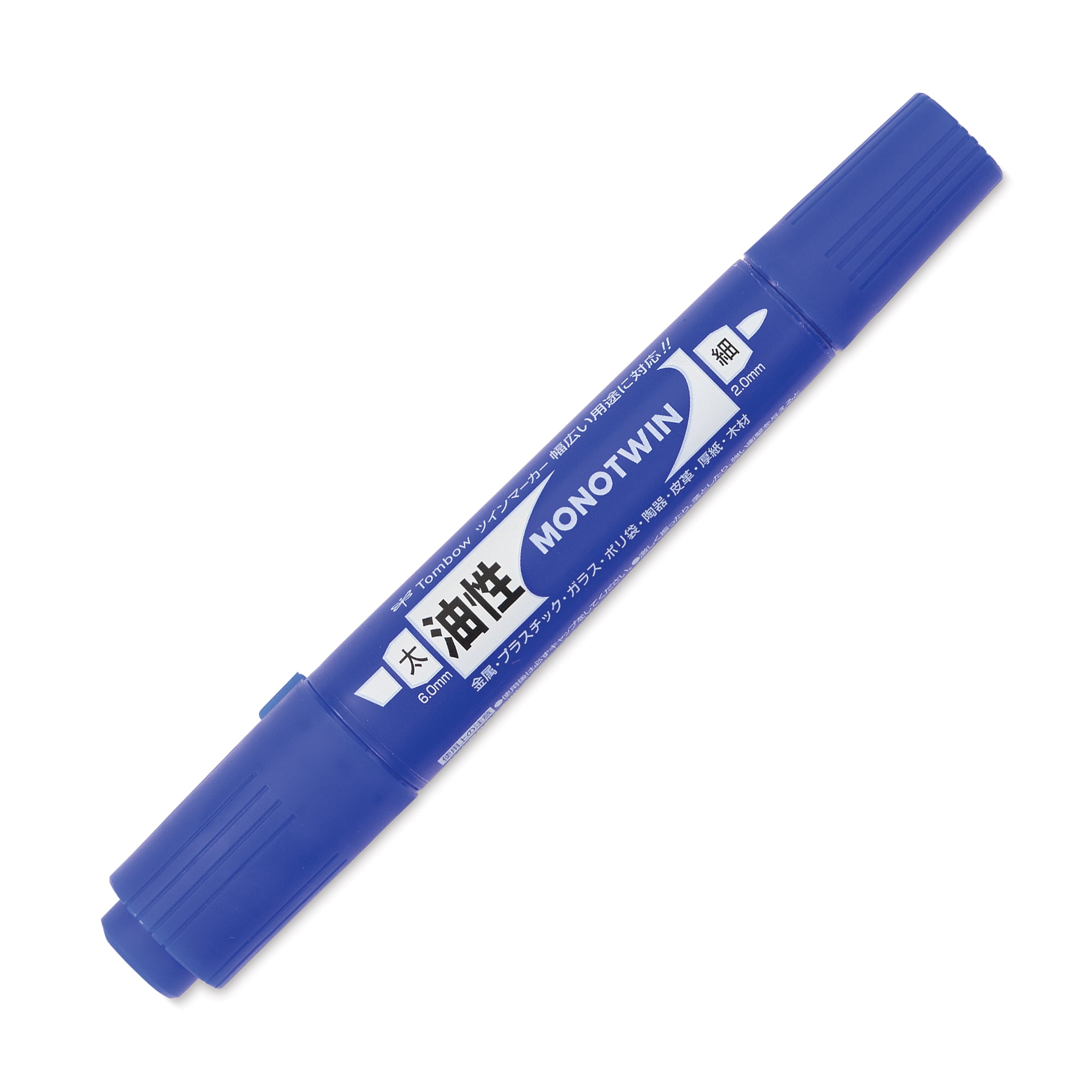 Tombow Mono Twin Permanent Marker - Blue, Bold Tip - Walmart.com