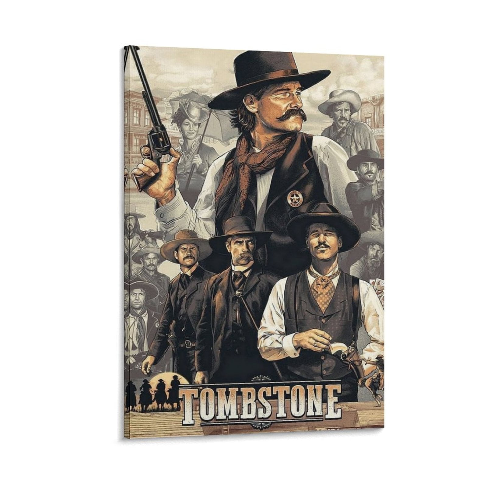 Tombstone 1993 Movie Poster Room Aesthetic Poster Print Art Wall ...