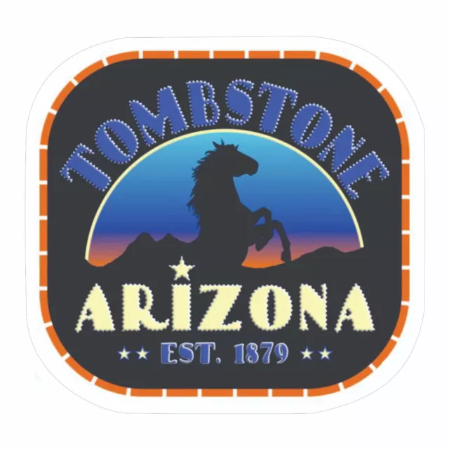 Tombstone Arizona Sticker Phone Decal Water Bottle Stickers Car Decals ...