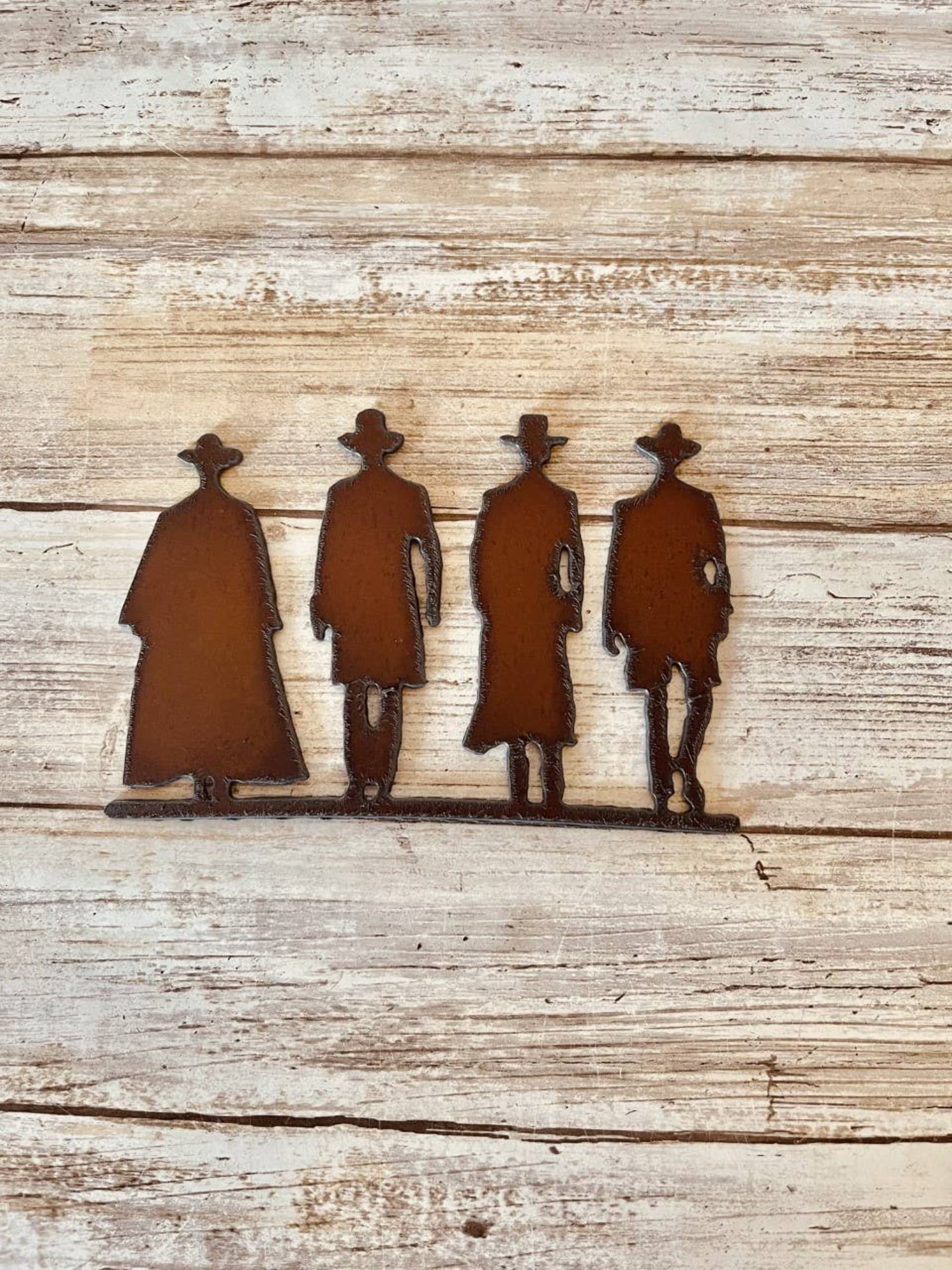 Tombstone Cowboy Lawmen Rustic Recycled Metal Magnet - Walmart.com