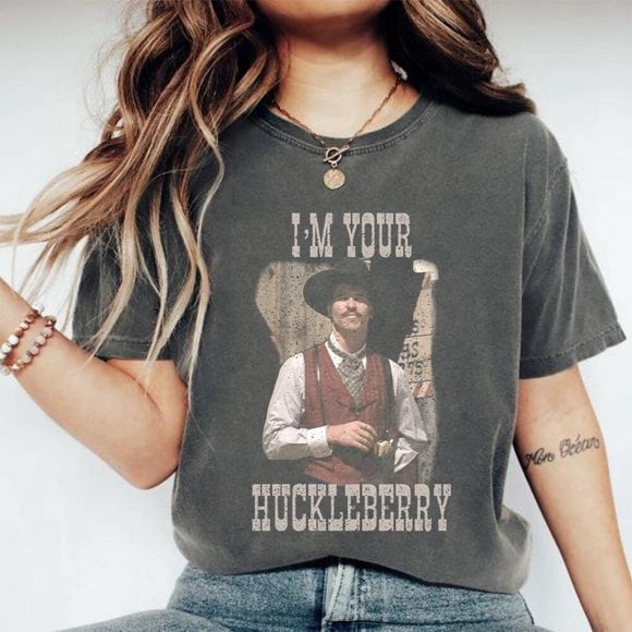 Tombstone Doc Holliday Western T-Shirt – Val Kilmer Vintage Cowboy ‘I’m ...