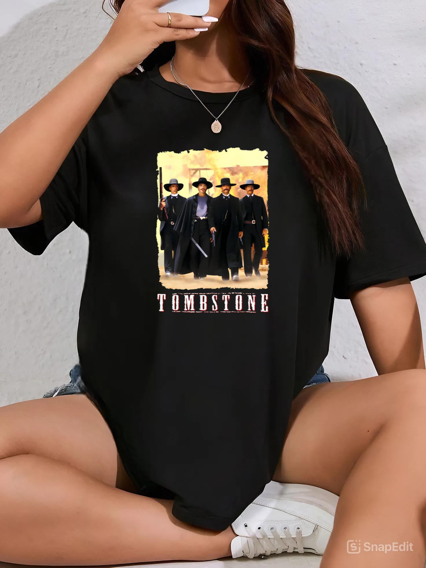 Tombstone Movie Huckleberry Im Your Huckleberry Val Kilmer Western Mens ...