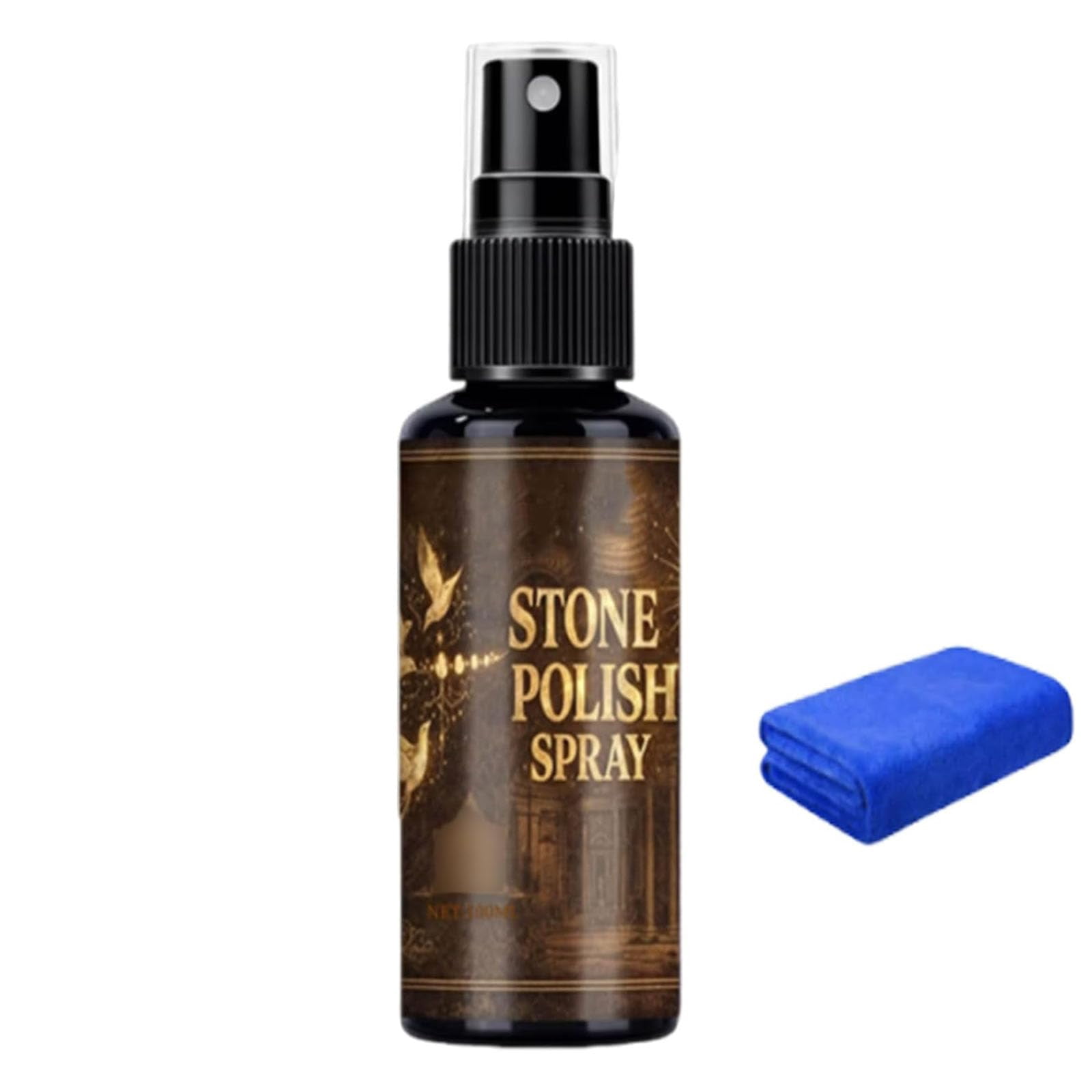 Tombstone Polish Spray, Headstone Cleaner with Towel for Graves ...