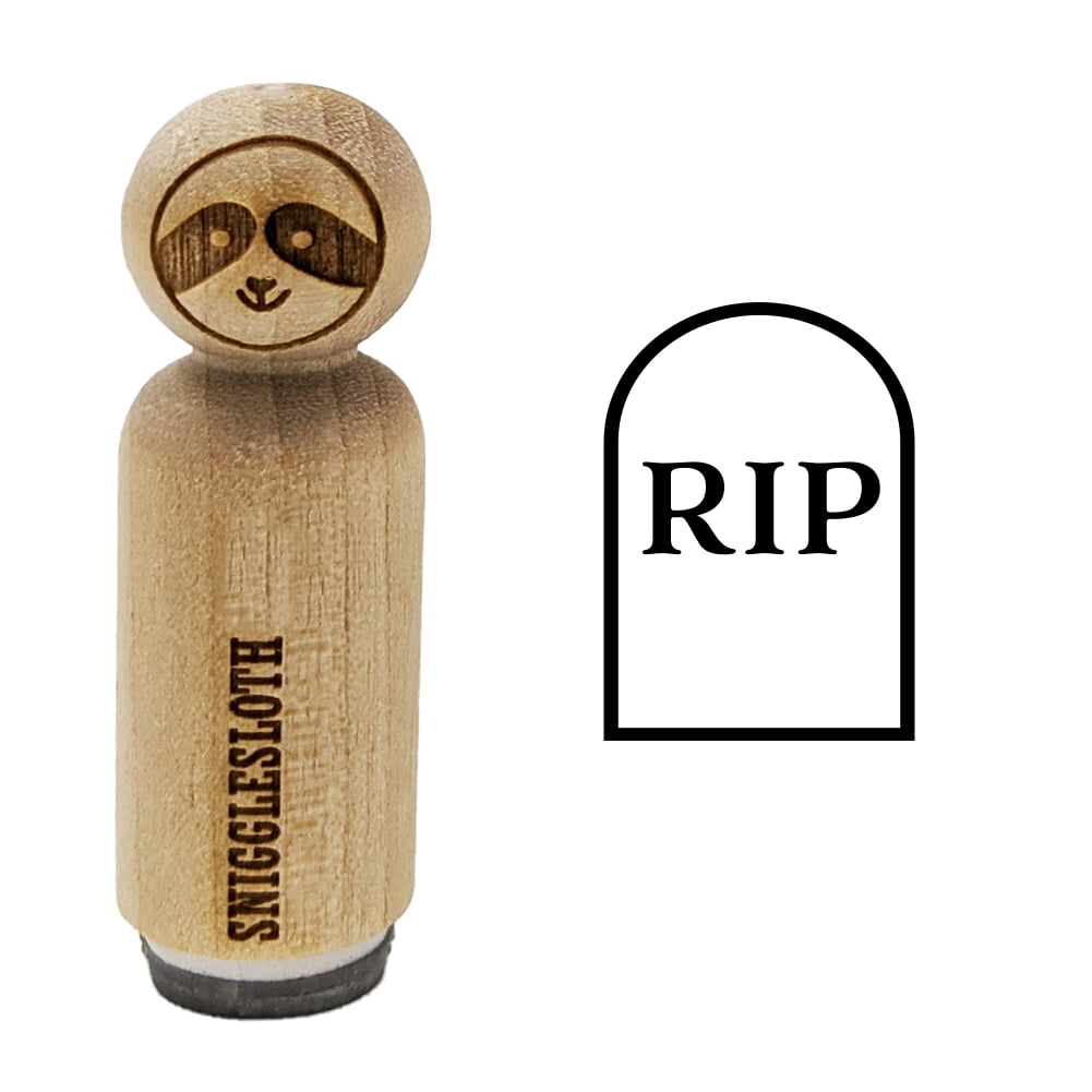 Tombstone RIP Halloween Rubber Stamp for Scrapbooking Crafting Stamping ...