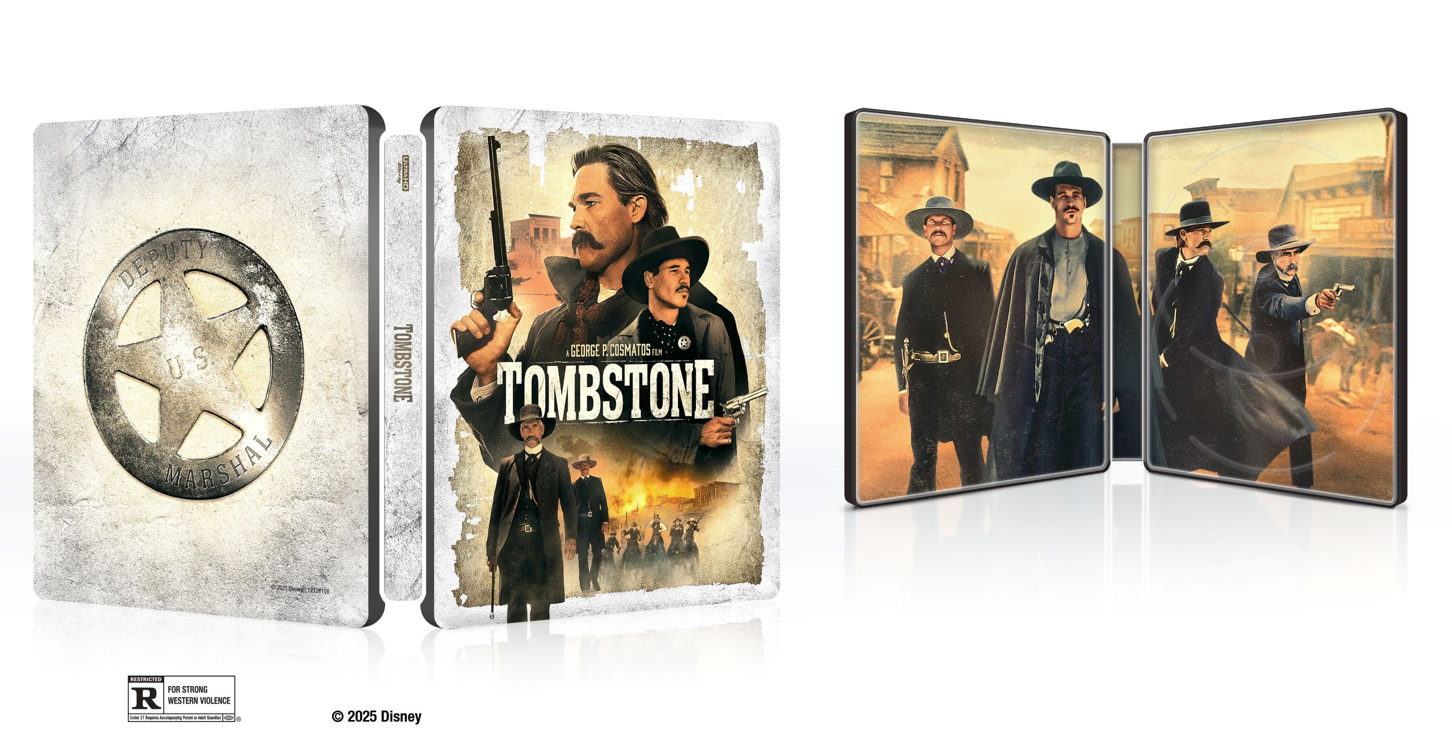 Tombstone (Steelbook) (4K Ultra HD + Blu-ray + Digital Copy) - Walmart.com