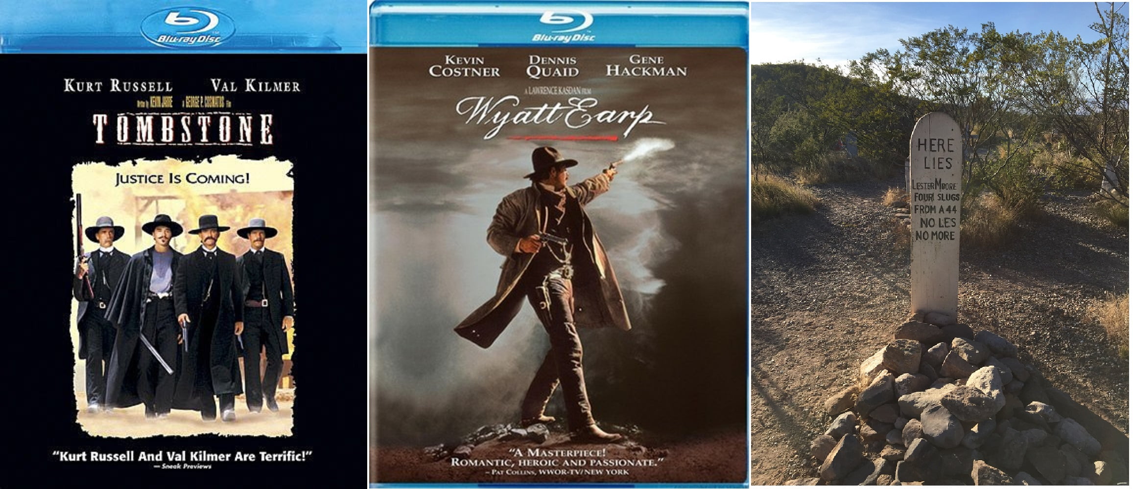 Tombstone & Wyatt Earp Blu Ray Double Feature Includes Movie Art Card ...