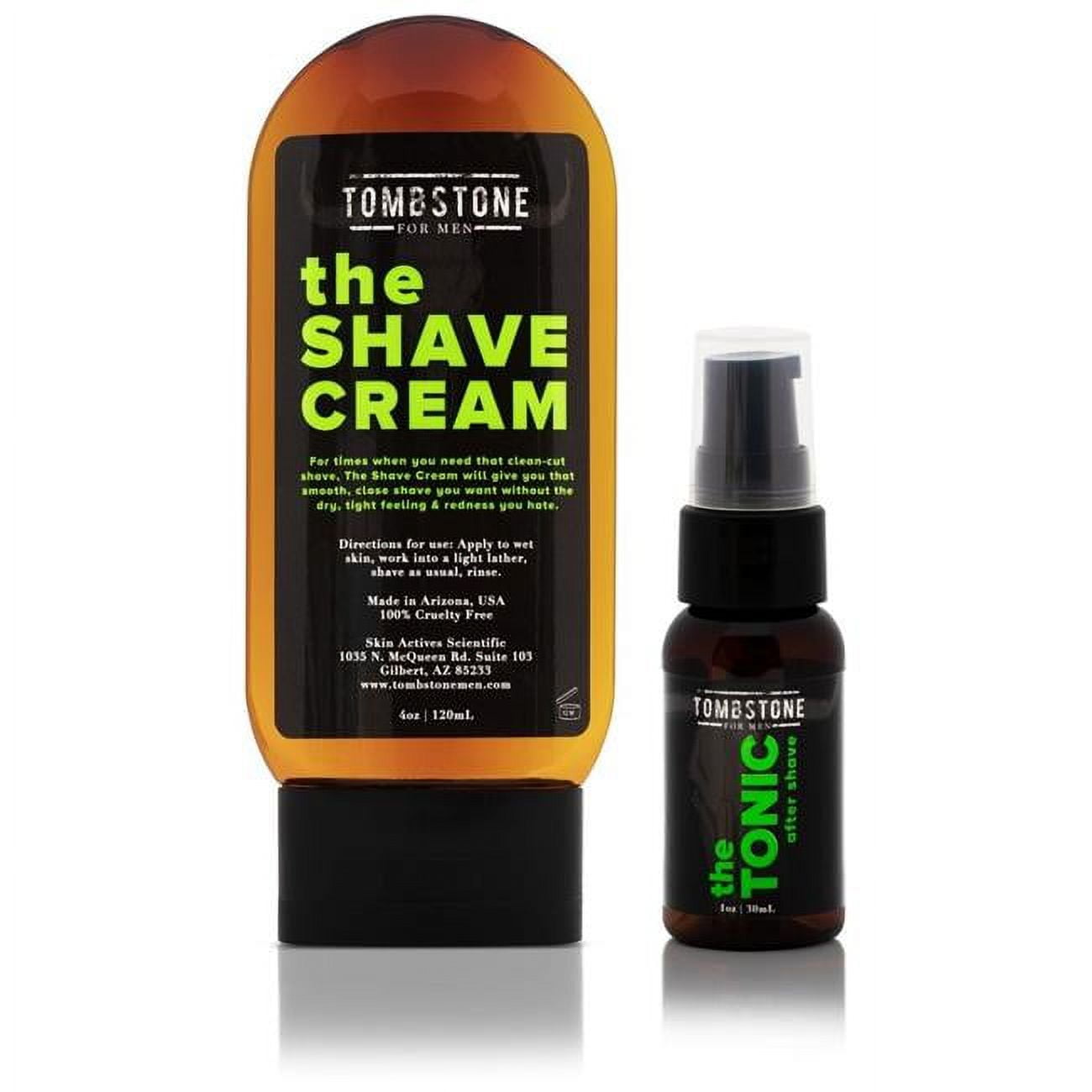 Tombstone for Men TMB-SET-2 The Tonic Post-Shave Cooling Relief After Shave & The Shave Cream ...