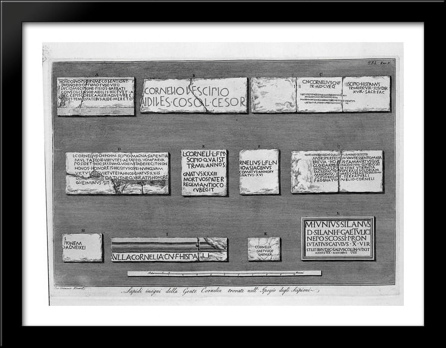 Tombstones of famous people found in Cornelia `Hypogeum of the Scipios ...