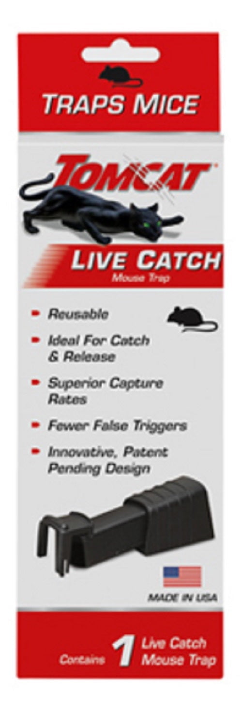 Tomcat 0362010 Single Live Catch Non Toxic Reusable Mouse Trap ...