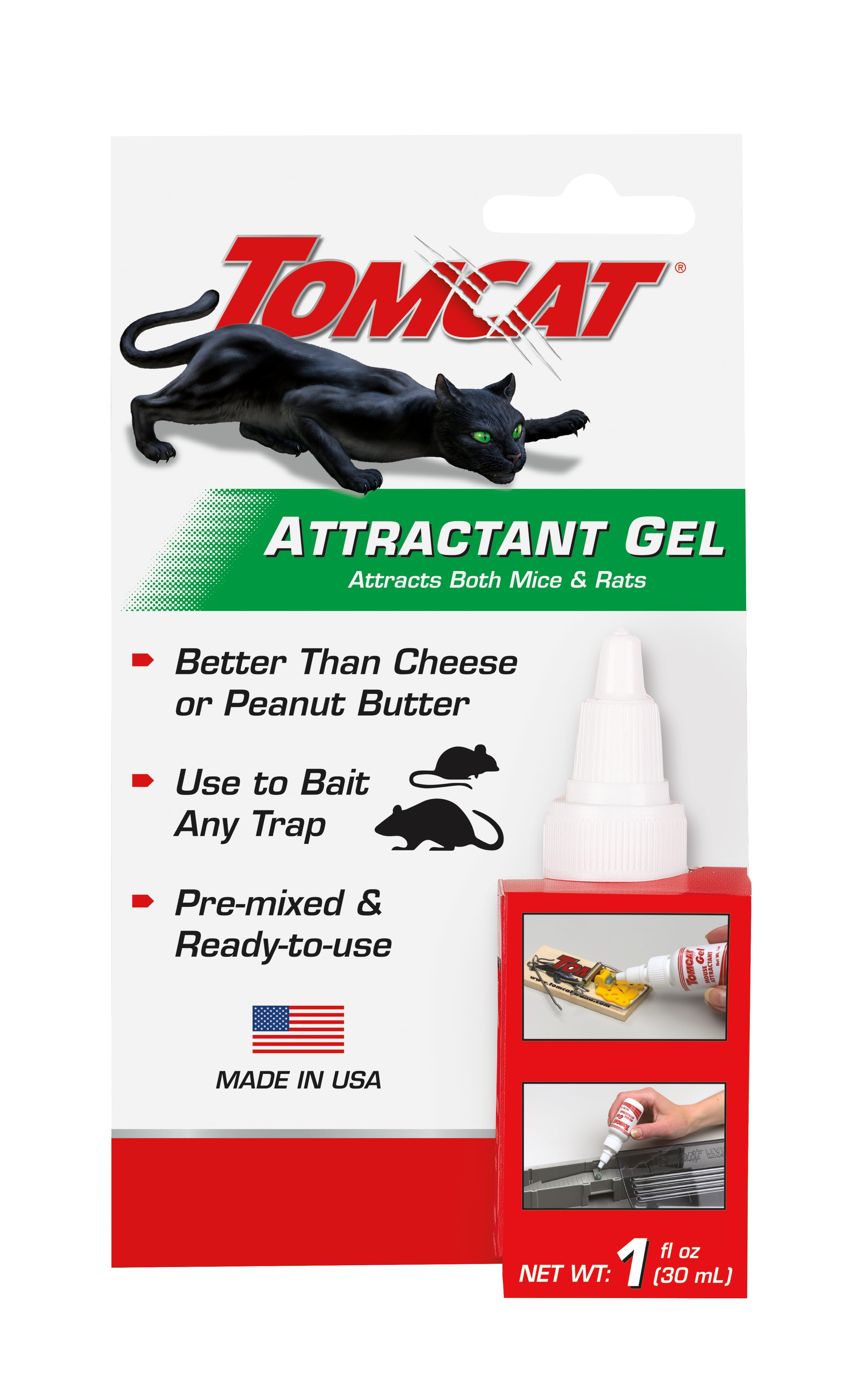 Tomcat Attractant Gel, 1 oz - Irresistible to Mice and Rats, Ideal ...