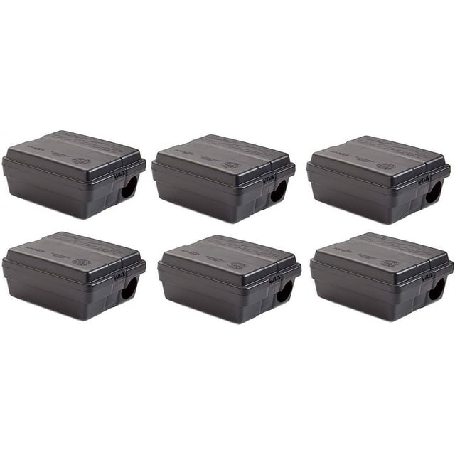 Tomcat Bait Station - Set of 6 Outpost Rat Bait Stations, Complete ...