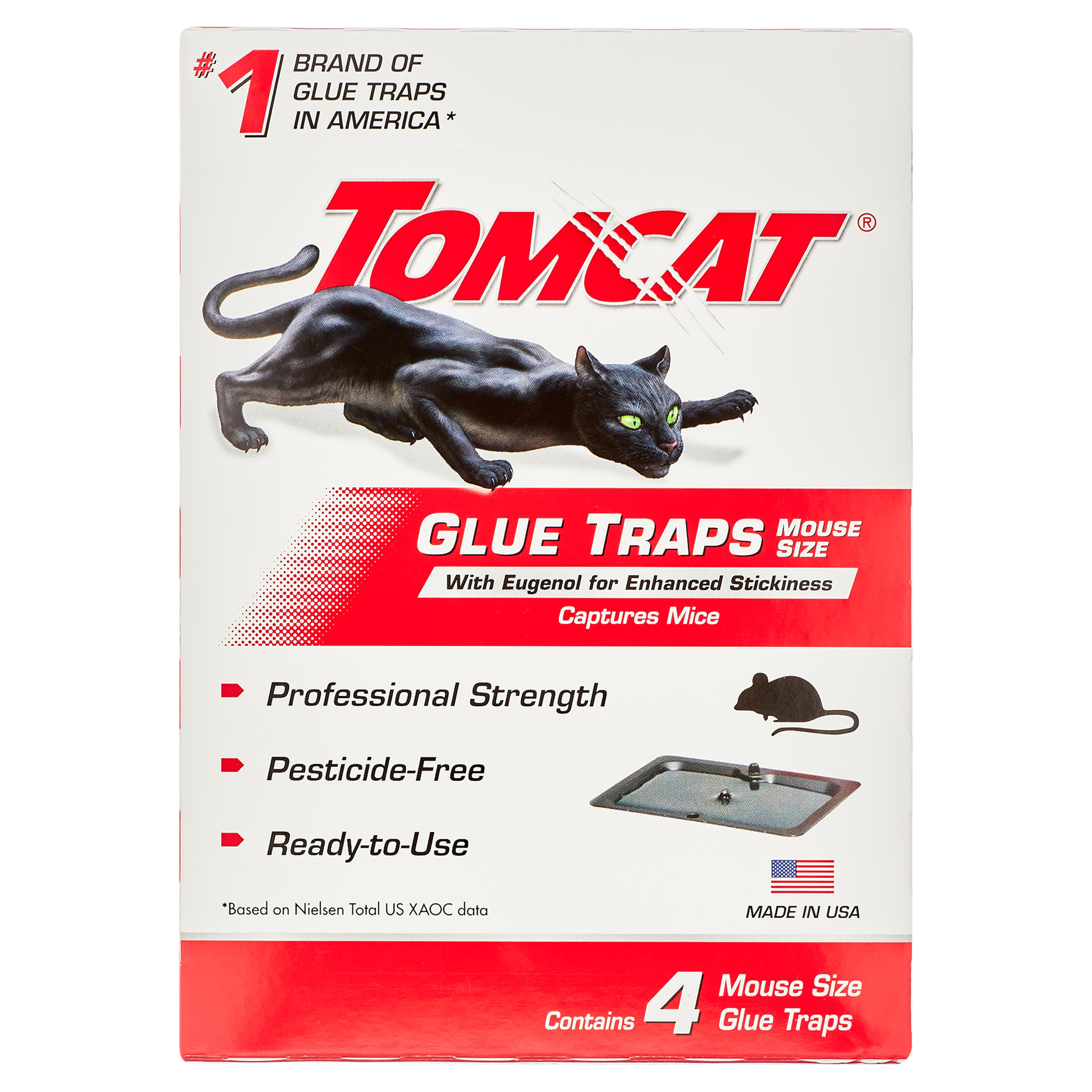 Tomcat Mouse Snap Traps, Contains 2 Traps, No-Touch Disposal, Easy to ...
