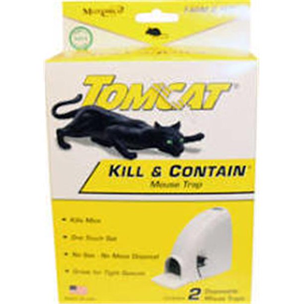 Tomcat Kill & Contain Mouse Trap - White - Pack of 2 - Walmart Business ...