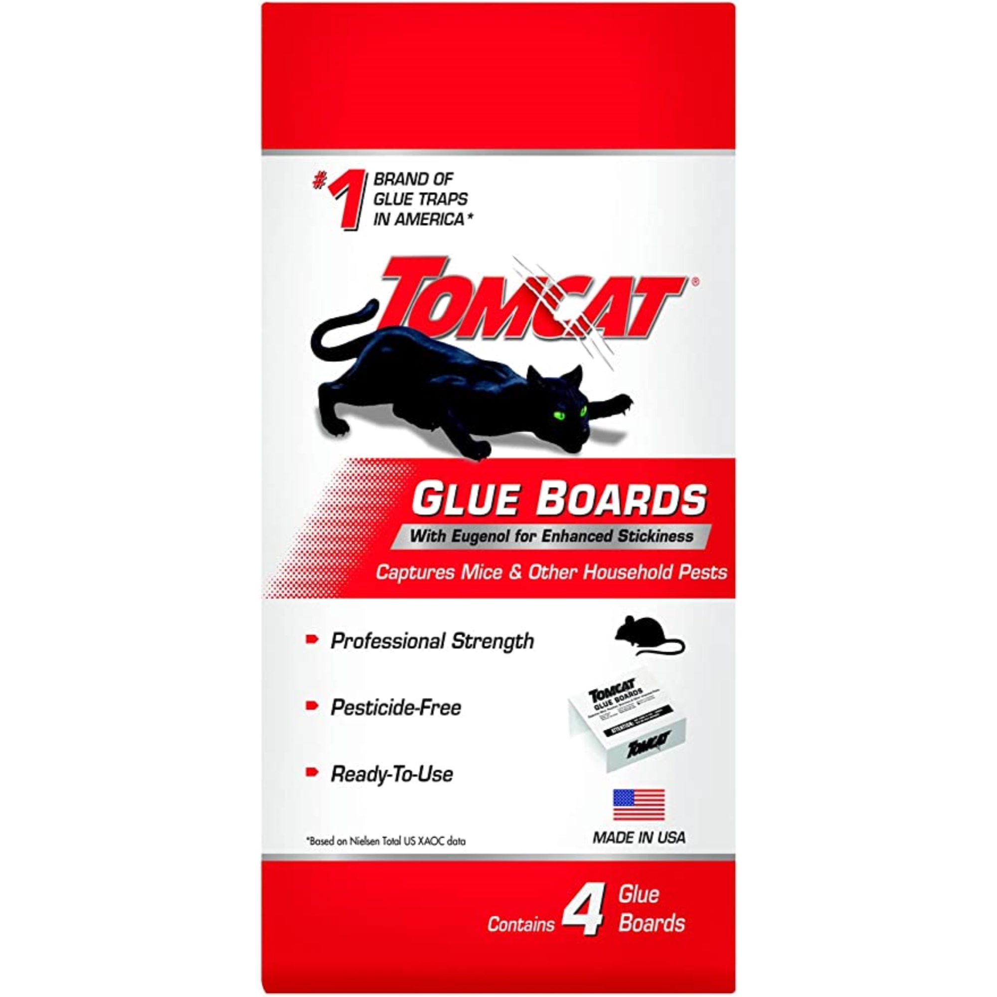 Tomcat Household Pest Glue Boards, For Roaches, Insects, Scorpions, and ...
